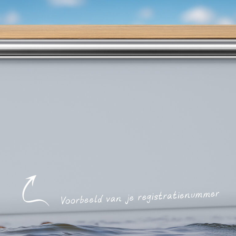 Boot Registratie Nummer bestellen | Stickers en Plakletters