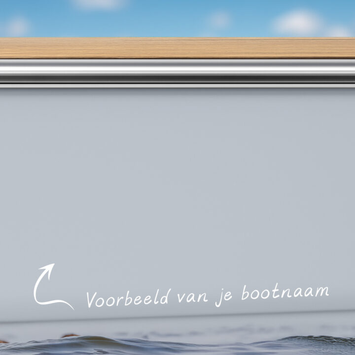 Bootnaam Sticker bestellen | Stickers en Plakletters