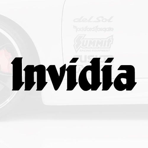 Invidia Logo bestellen | Stickers en Plakletters